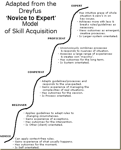 Aggregated Intelligence: Managing teams by developing expertise